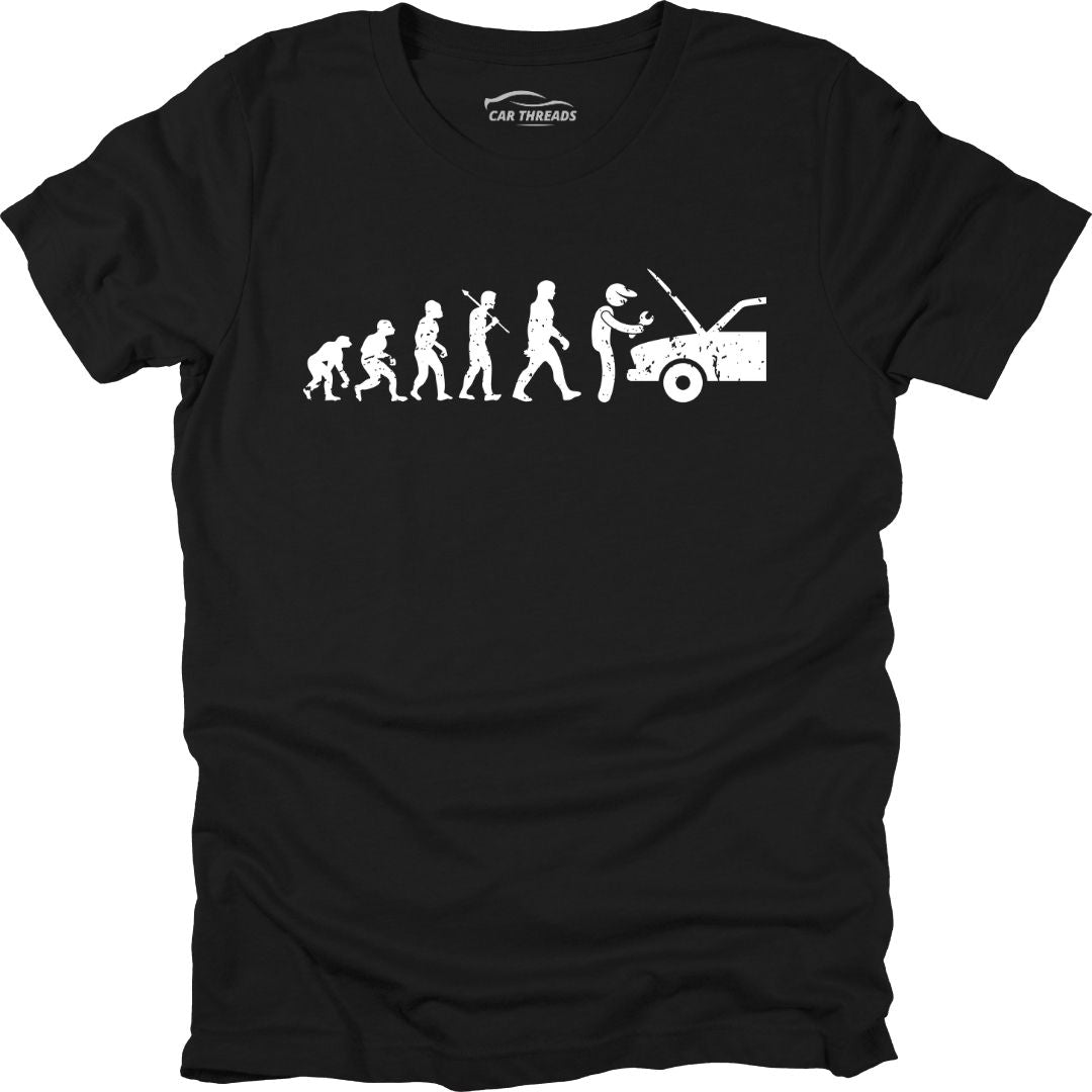 Mechanic Evolution Funny Car T-Shirt – Car Threads
